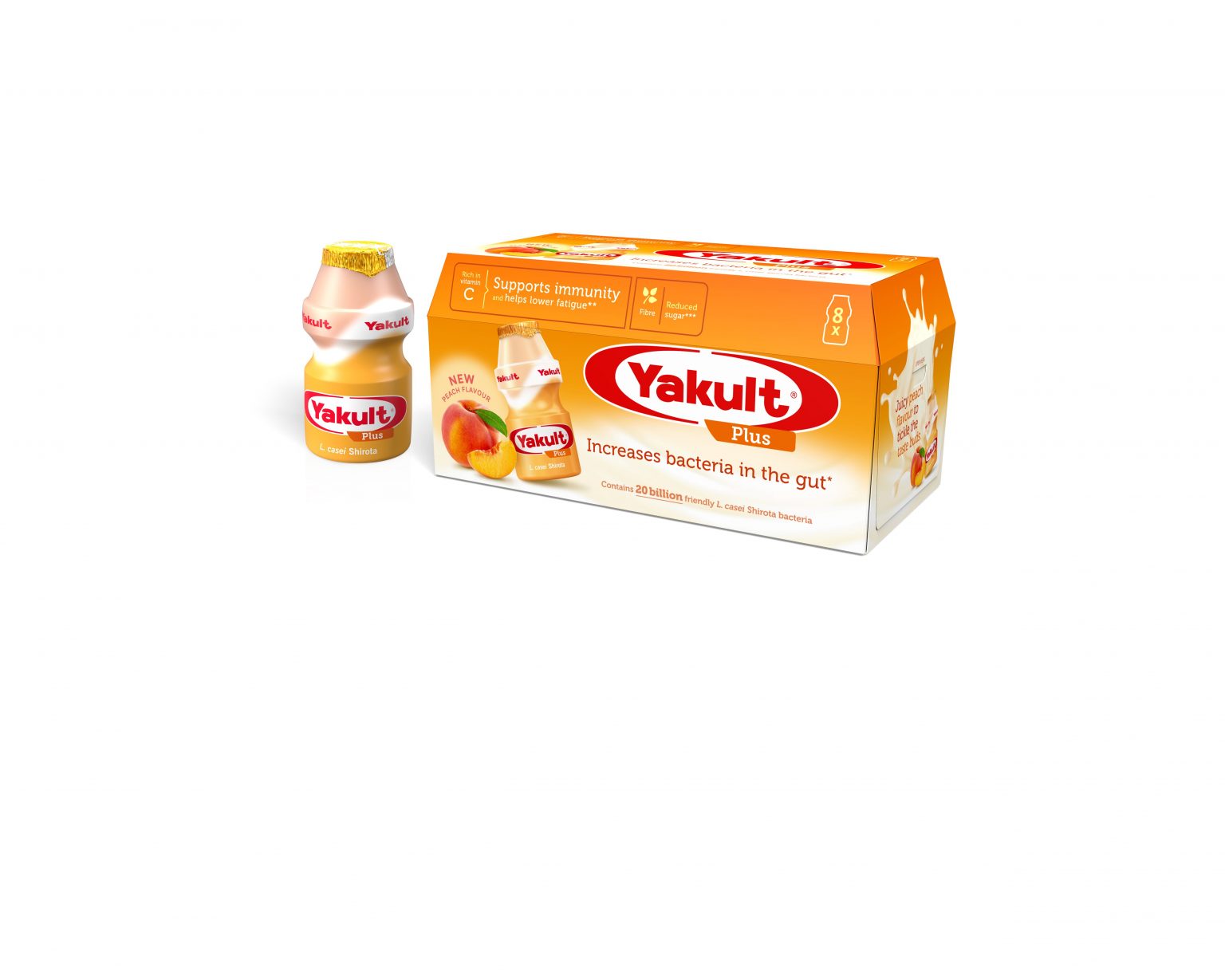 Yakult unveils new Yakult Plus Peach drink - Inside Food & Drink