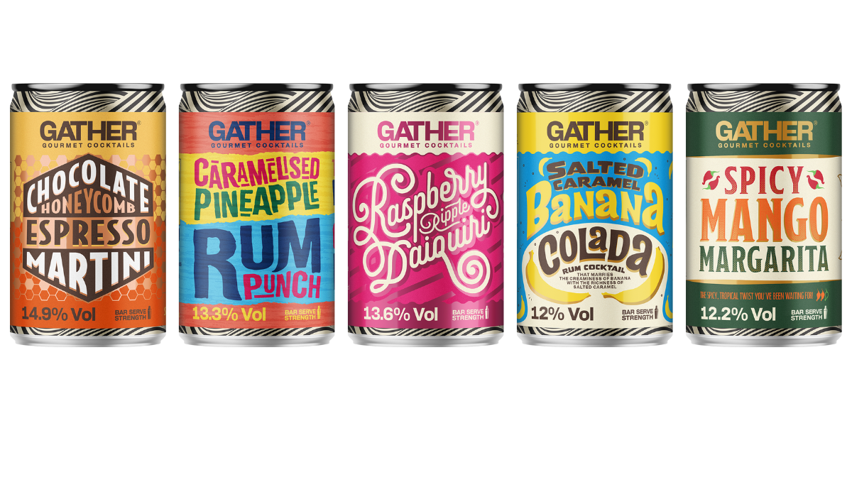 Global Brands launches gourmet cocktail range: GATHER - Inside Food & Drink